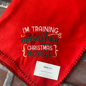 Christmas Movie Marathon Blanket - Etsy
