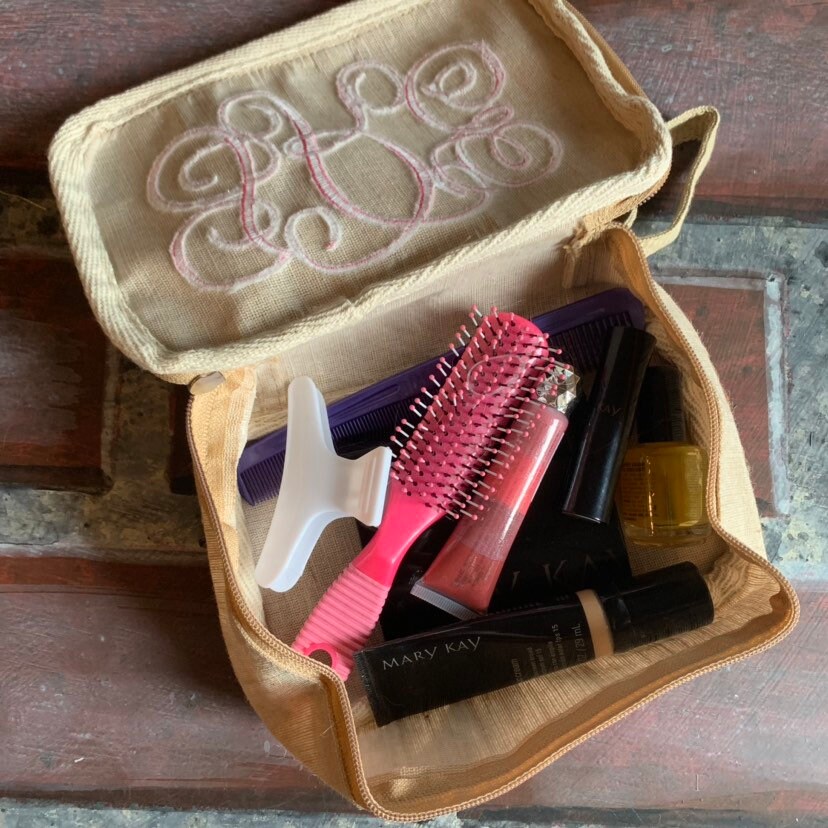 Personalized Canvas Travel Kit | Etsy
