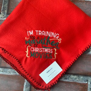 Christmas Movie Marathon Blanket - Etsy
