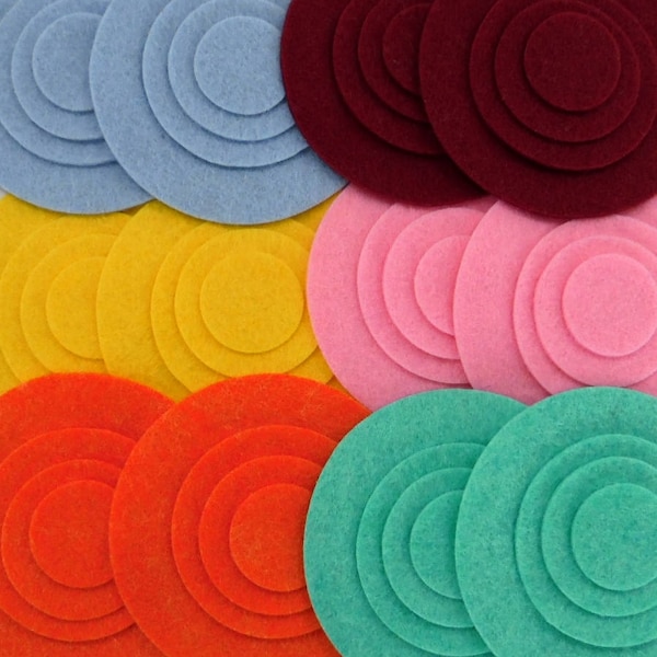 Pre Cut Felt Circles - Etsy