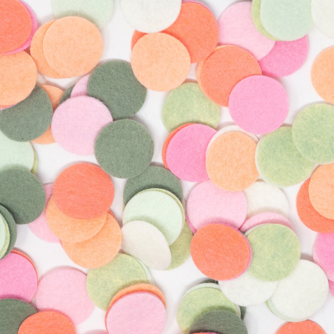 Sorbet 128 Die Cut 1 Wool Blend Felt Circles - Etsy Österreich