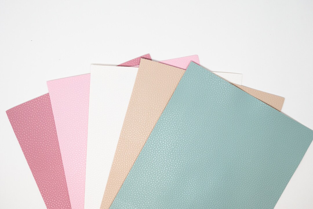 Pebbled Faux Leather Collection - Pastels - Bow Making // Earings ...
