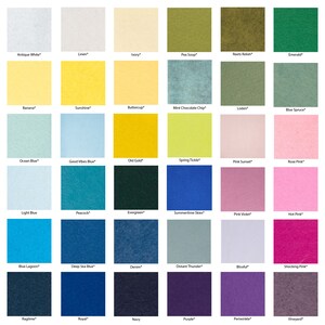 1 Yard Merino 20% Wool Blend Felt - Cut to Order - You Choose Color - Etsy