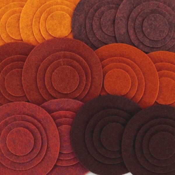 Felt Circles - Etsy