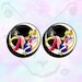 Big Size Pair Glitter Sailor Moon Super Cute Ear Plugs Gauges - Etsy