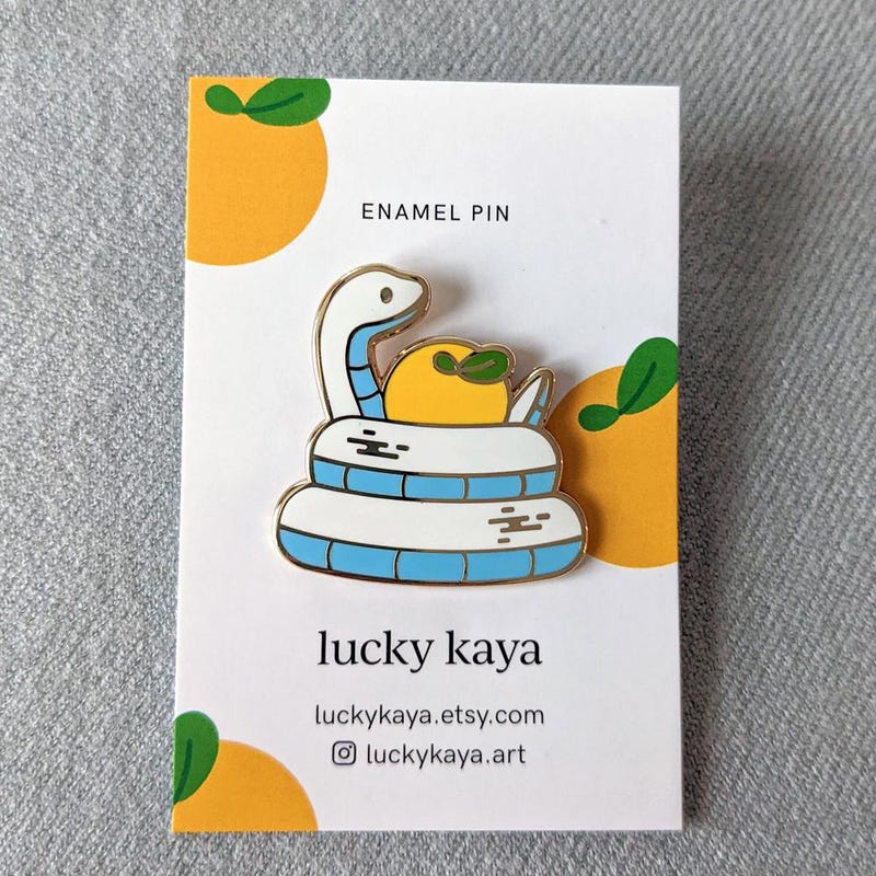 Snake Pin - Etsy