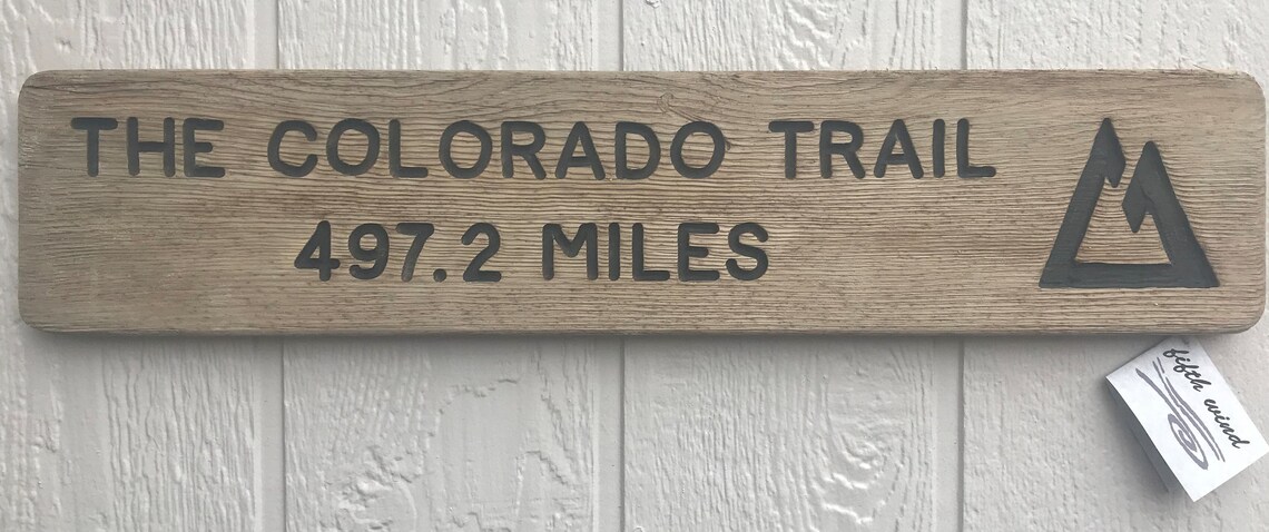 Rustic Trail Signs, Peak Signs, Colorado 14ers, Weathered, Patina ...