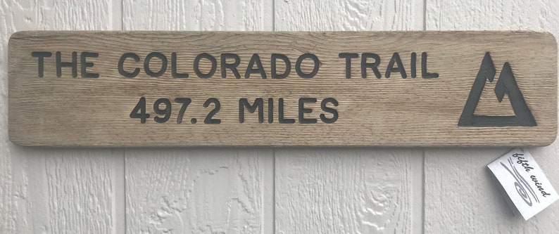 Rustic Trail Signs, Peak Signs, Colorado 14ers, Weathered, Patina ...