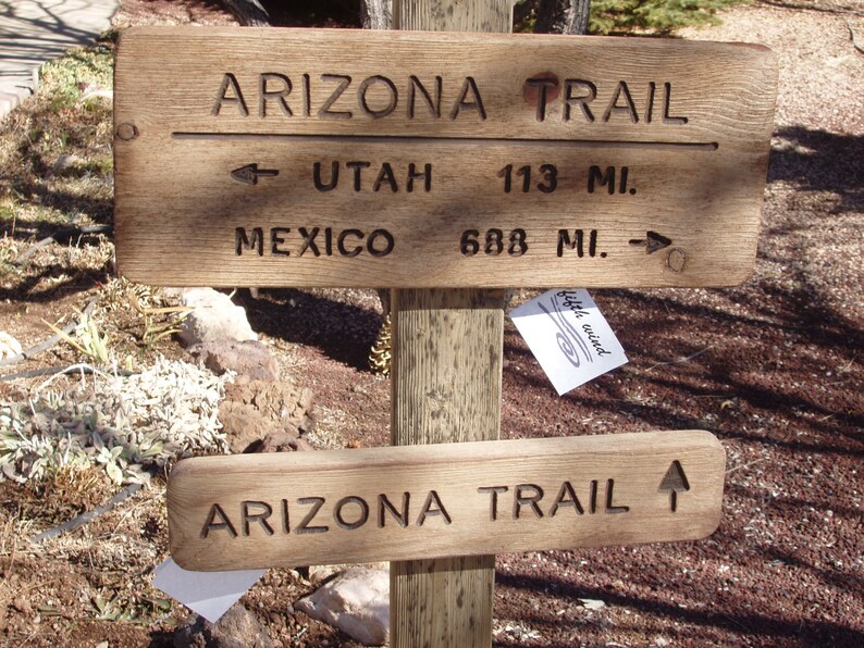 Rustic Trail Signs, Peak Signs, Colorado 14ers, Weathered, Patina ...