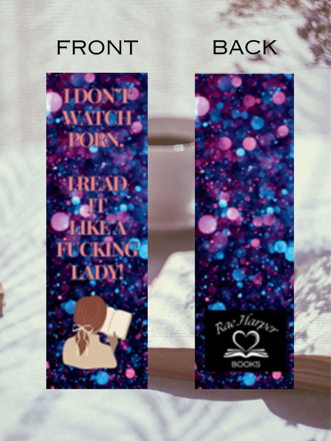I Don't Watch Porn. I Read It Like a Fucking Lady. Bookmark - Etsy