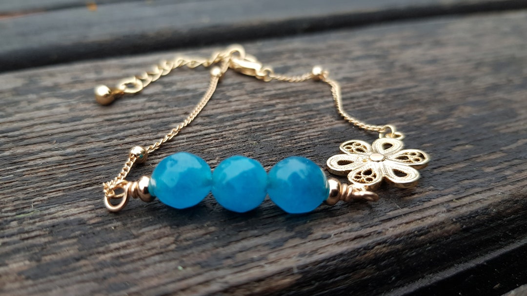 Pulsera de oro Pulsera de jade Pulsera de cadena con piedra preciosa ...