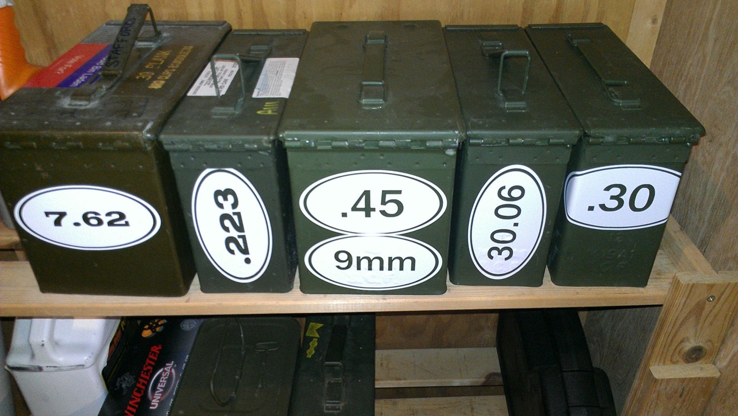 Ammo Can Caliber Label - Vinyl Decal Sticker - Etsy