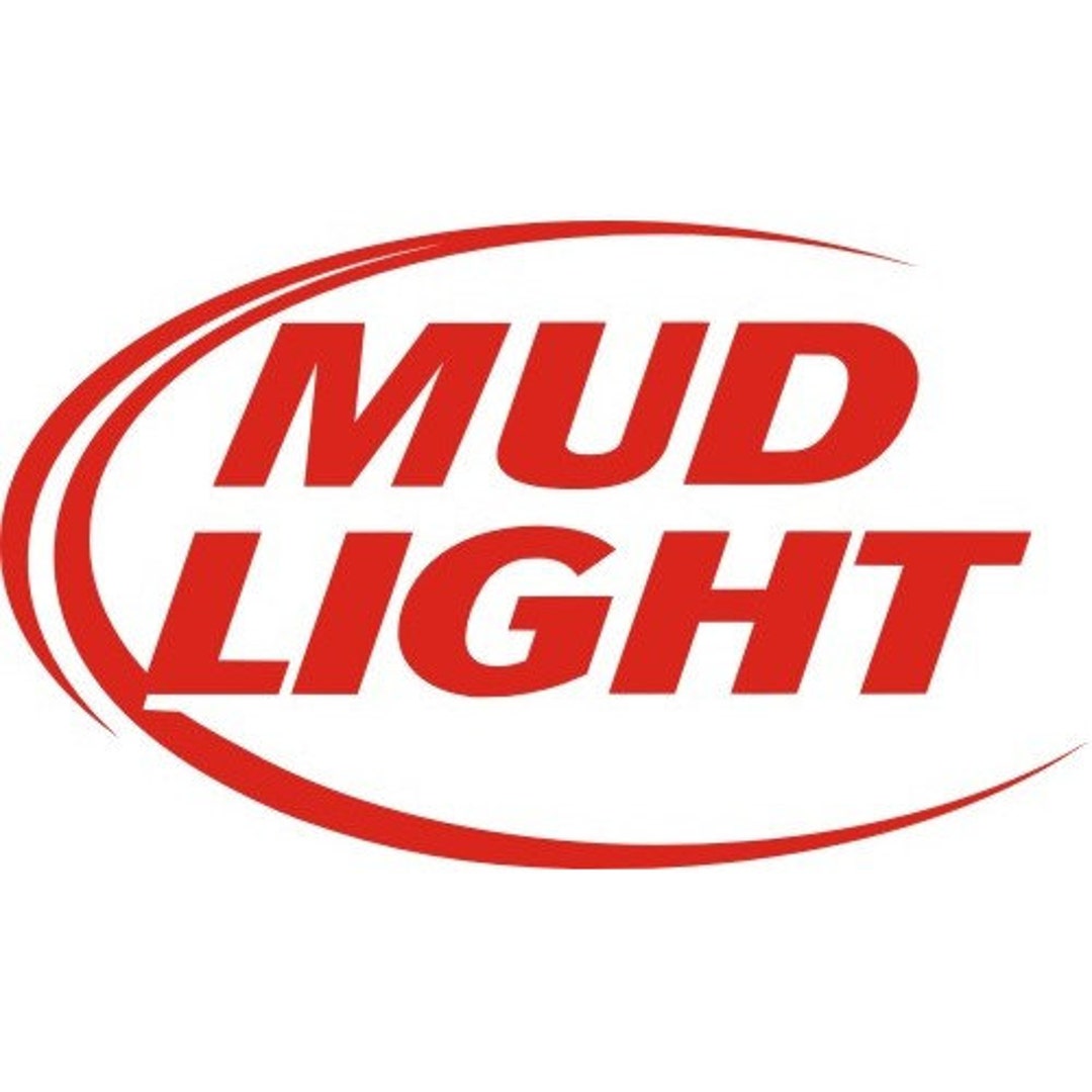 Mud Light - Vinyl Decal Sticker - Etsy