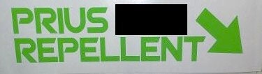 Prius Repellent - Vinyl Decal Sticker - Etsy