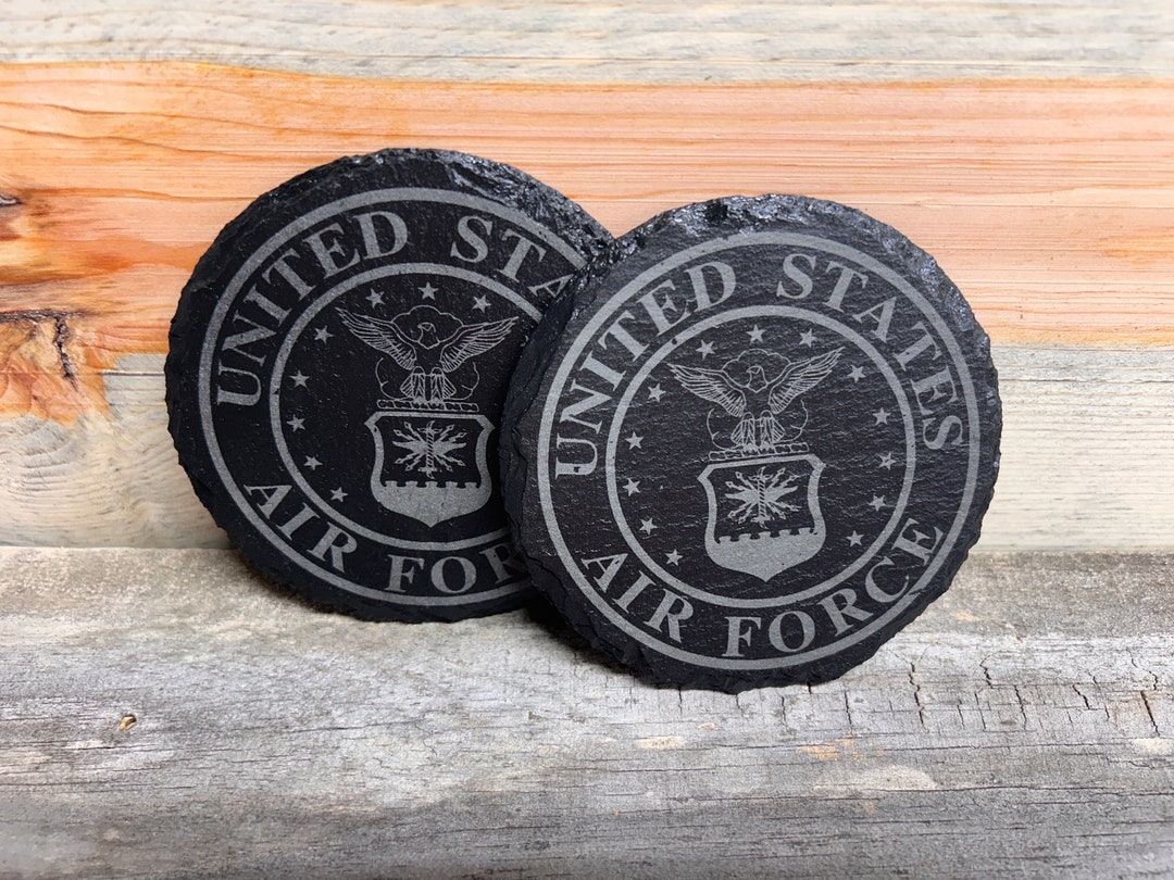 USAF Slate Coasters - Etsy