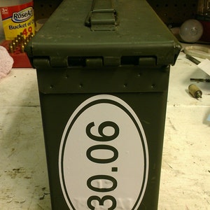 Ammo Can Caliber Label - Vinyl Decal Sticker - Etsy