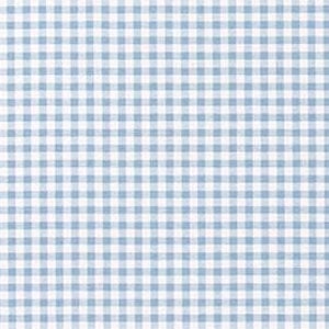 Soft Blue and White Small Gingham Check Fabric by the Yard Cotton Home ...