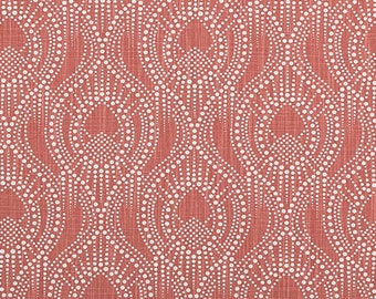 Red Geometric Fabric | Etsy