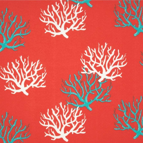 Coral Fabric - Etsy