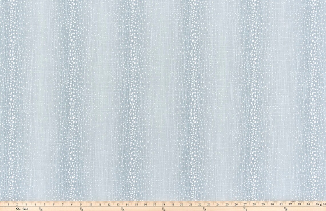 Soft Slate Blue and White Abstract Stripe Fabric by the Yard - Etsy