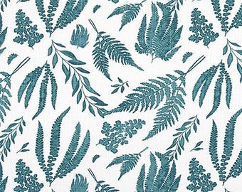 Fern Leaf Fabric - 100% Cotton Upholstery Weight - 54" Wide - Botanical ...