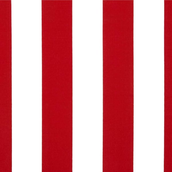 Red and White Striped Fabric - Etsy