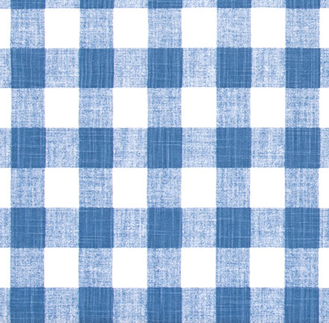 Light Blue and White 1.5 Inch Plaid Medium Check Fabric by - Etsy