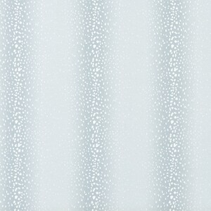 Outdoor or Indoor Soft Slate Blue and White Abstract Stripe Fabric by ...