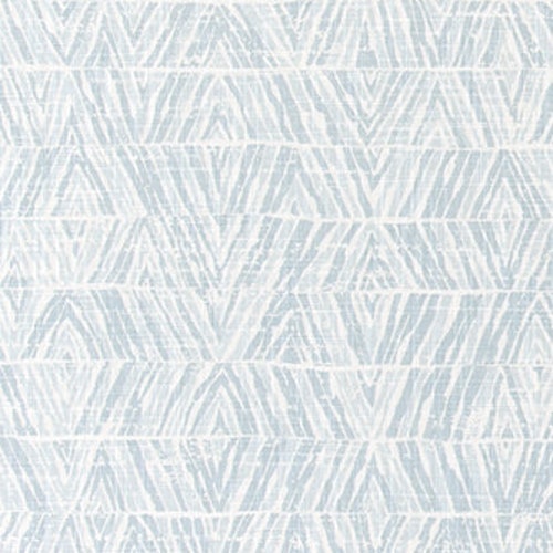 Soft Slate Blue and White Abstract Stripe Fabric by the Yard - Etsy