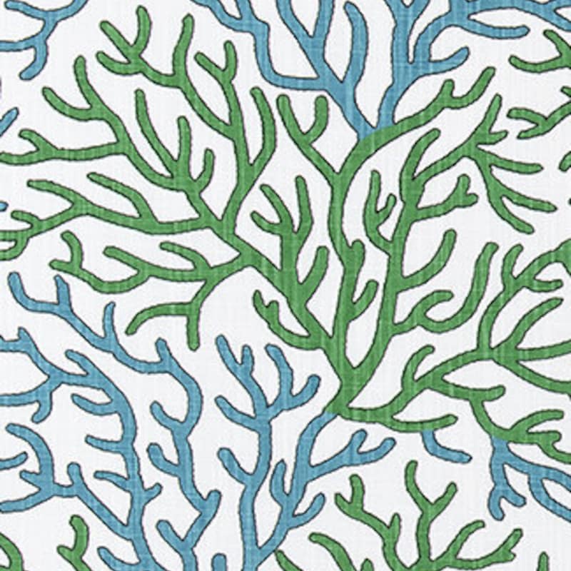 Green Coral Blue - Etsy