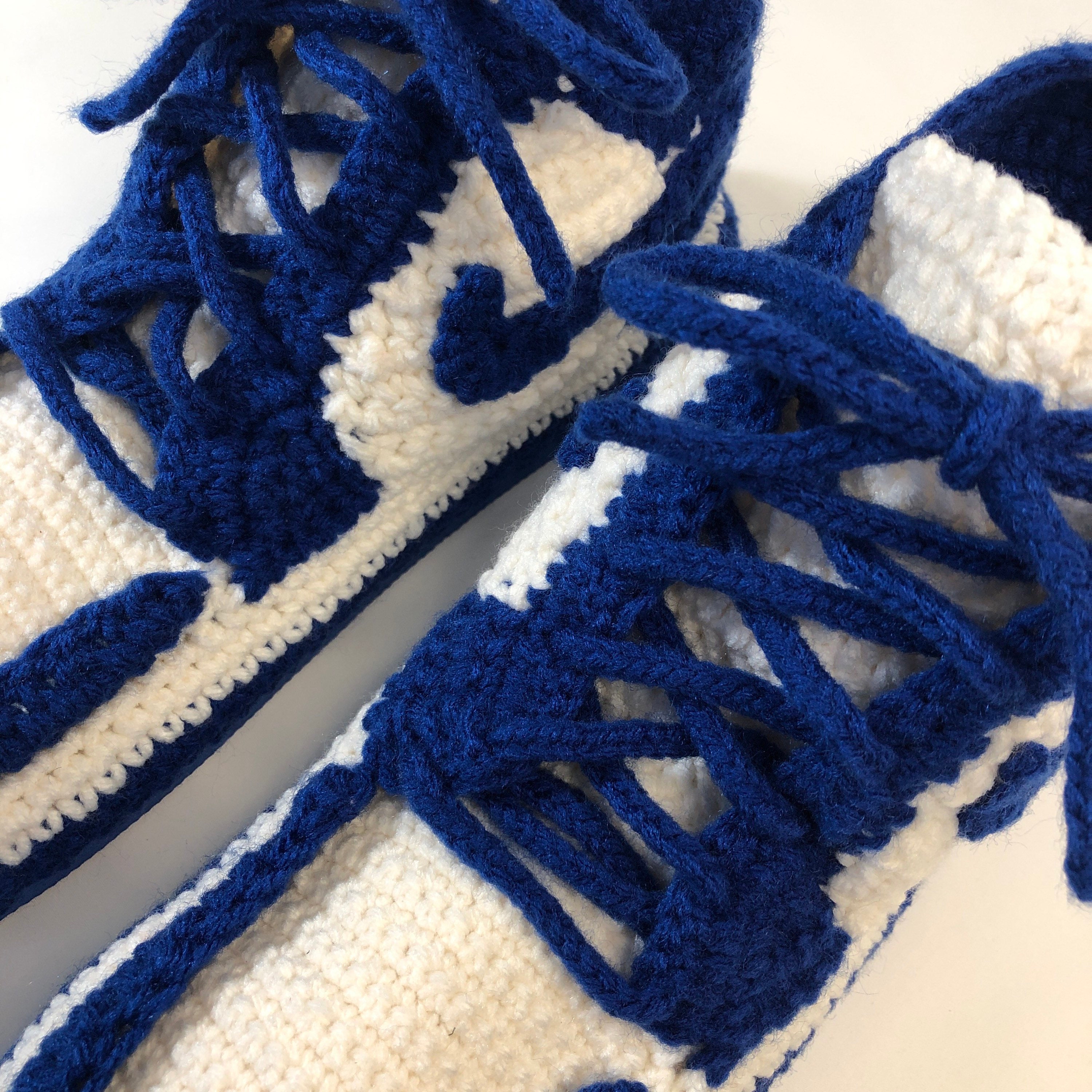 Adult Crochet Nike Air Force 1 on a Flip Flop Sole - Etsy