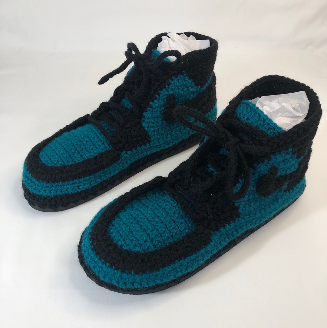 Adult Crochet Nike Air Force 1 on a Flip Flop Sole - Etsy