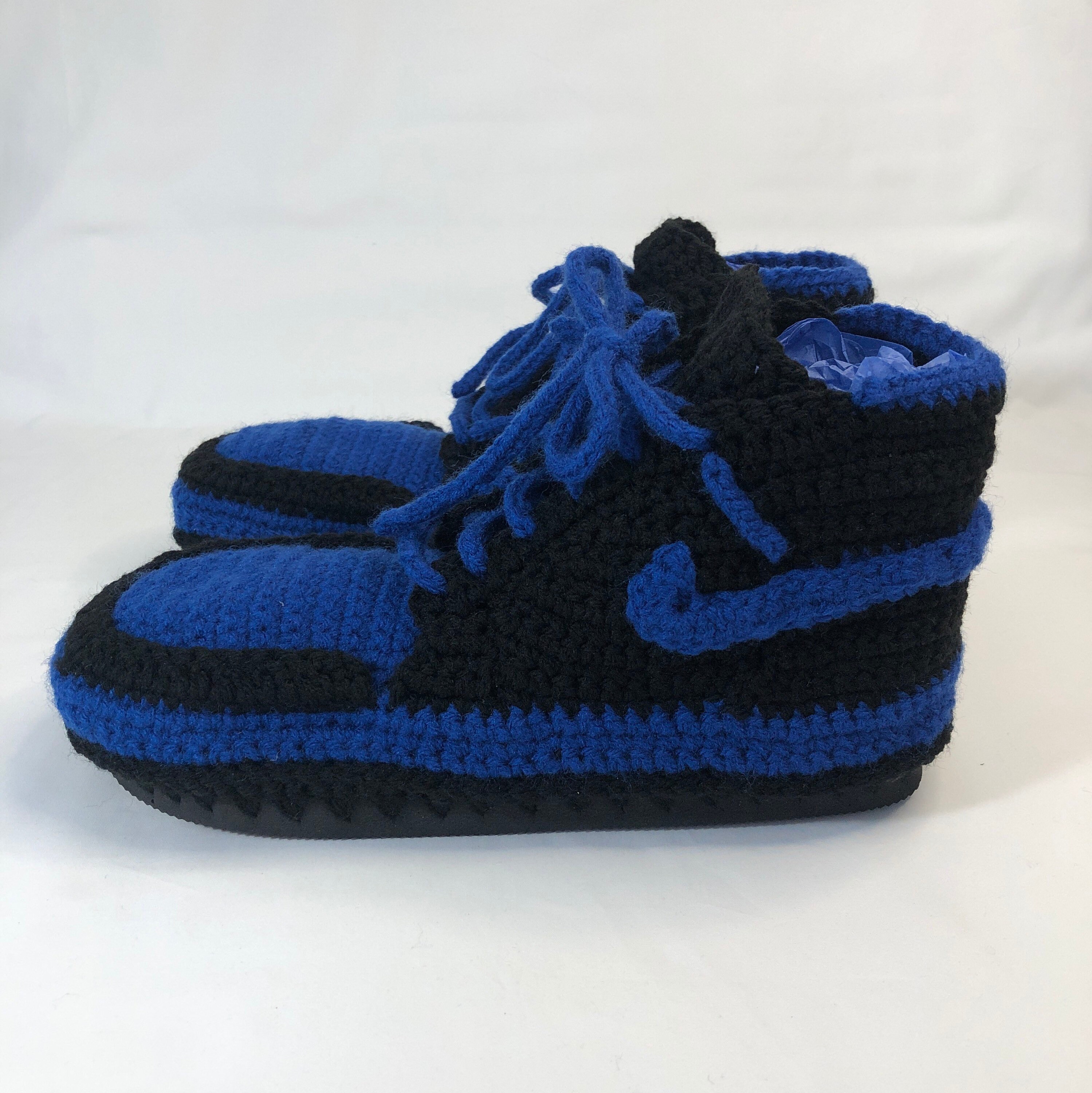 Adult Crochet Nike Air Force 1 on a Flip Flop Sole | Etsy