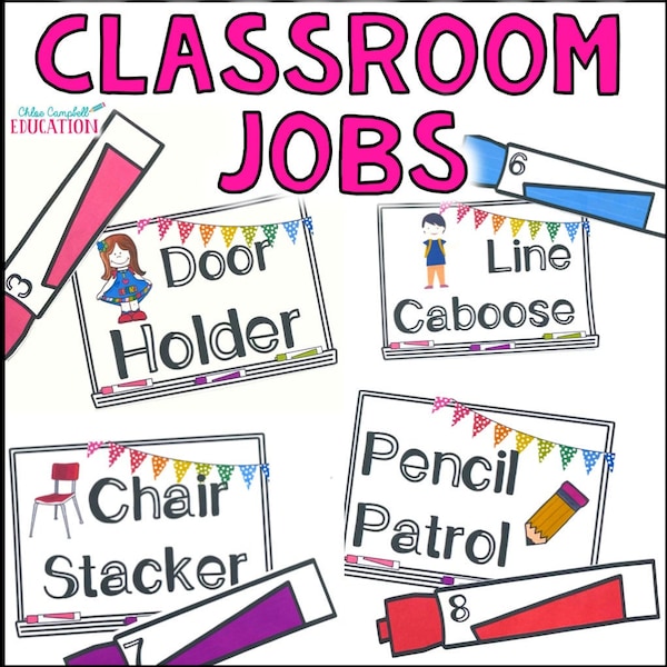 Classroom Jobs Chart - Etsy
