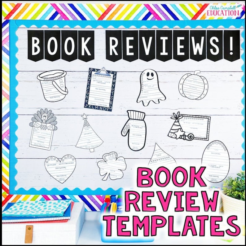 Book Review Templates for Kids Book Recommendations for Every Holiday ...