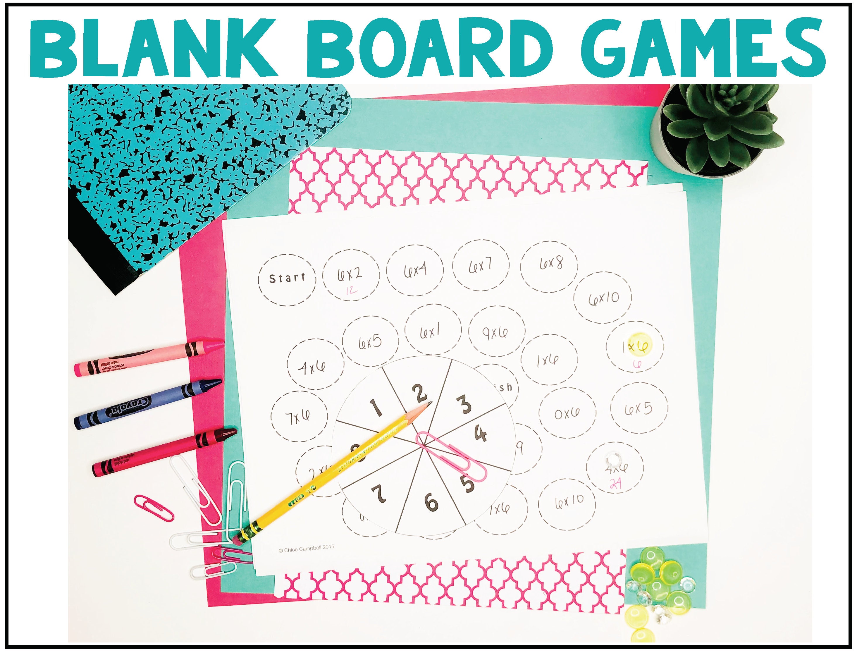 Blank Board Game Templates Create Board Game Project Enrichment ...