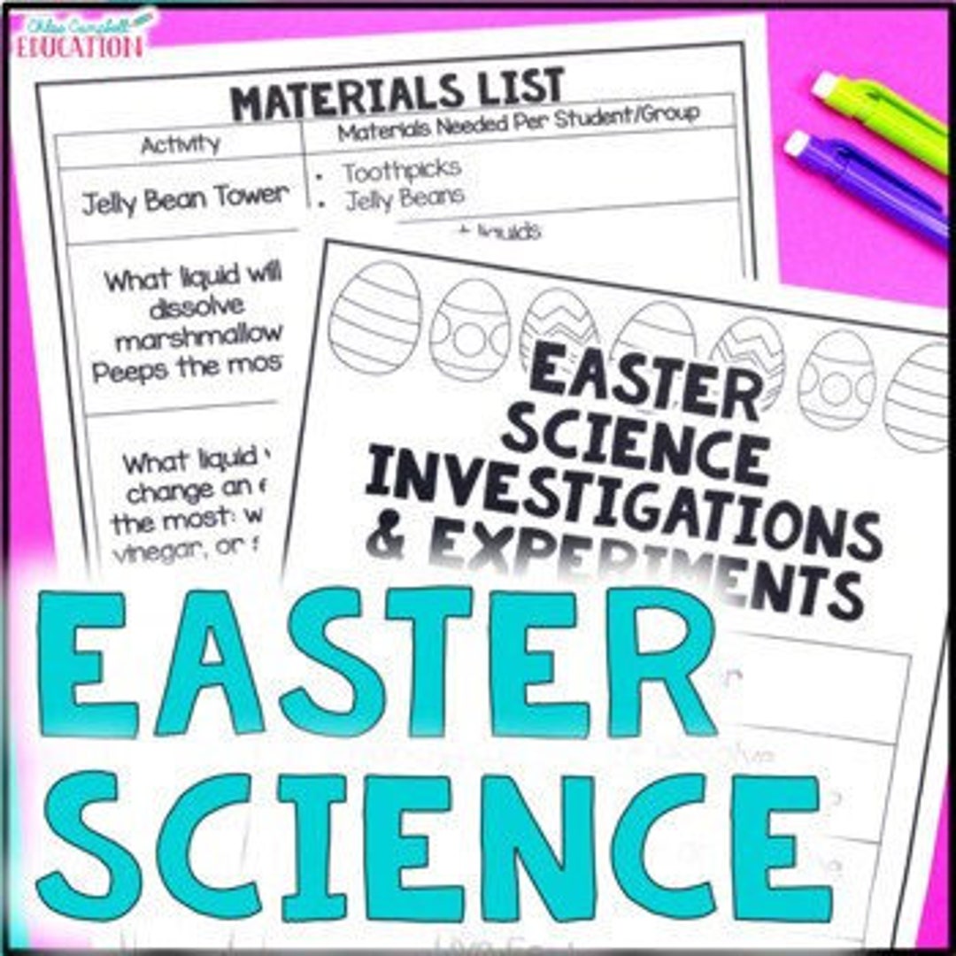 Easter Science Investigations & Experiments Spring Science Activities ...