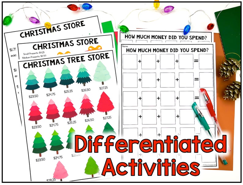 Build a Snowman Math Project - Adding and Subtracting Decimals ...