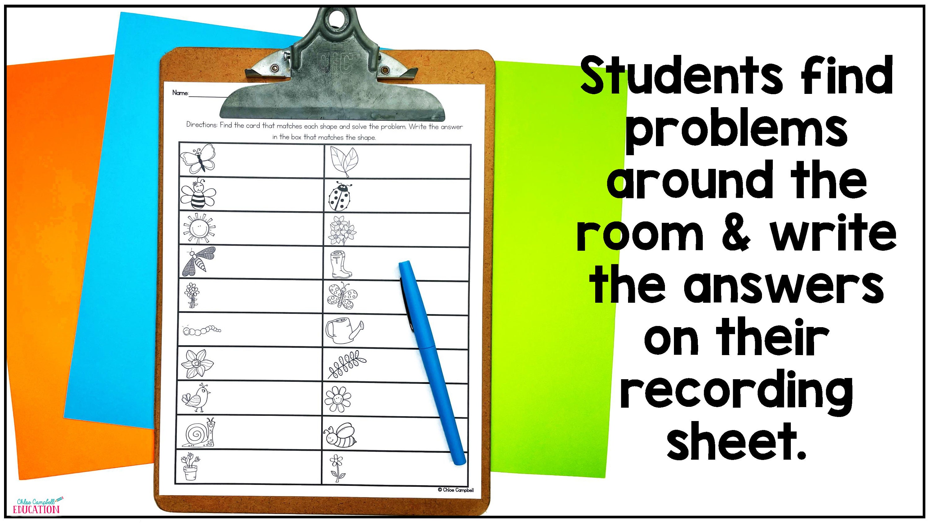 Multiplication Facts Practice - Solve the Room - Spring Math - Etsy
