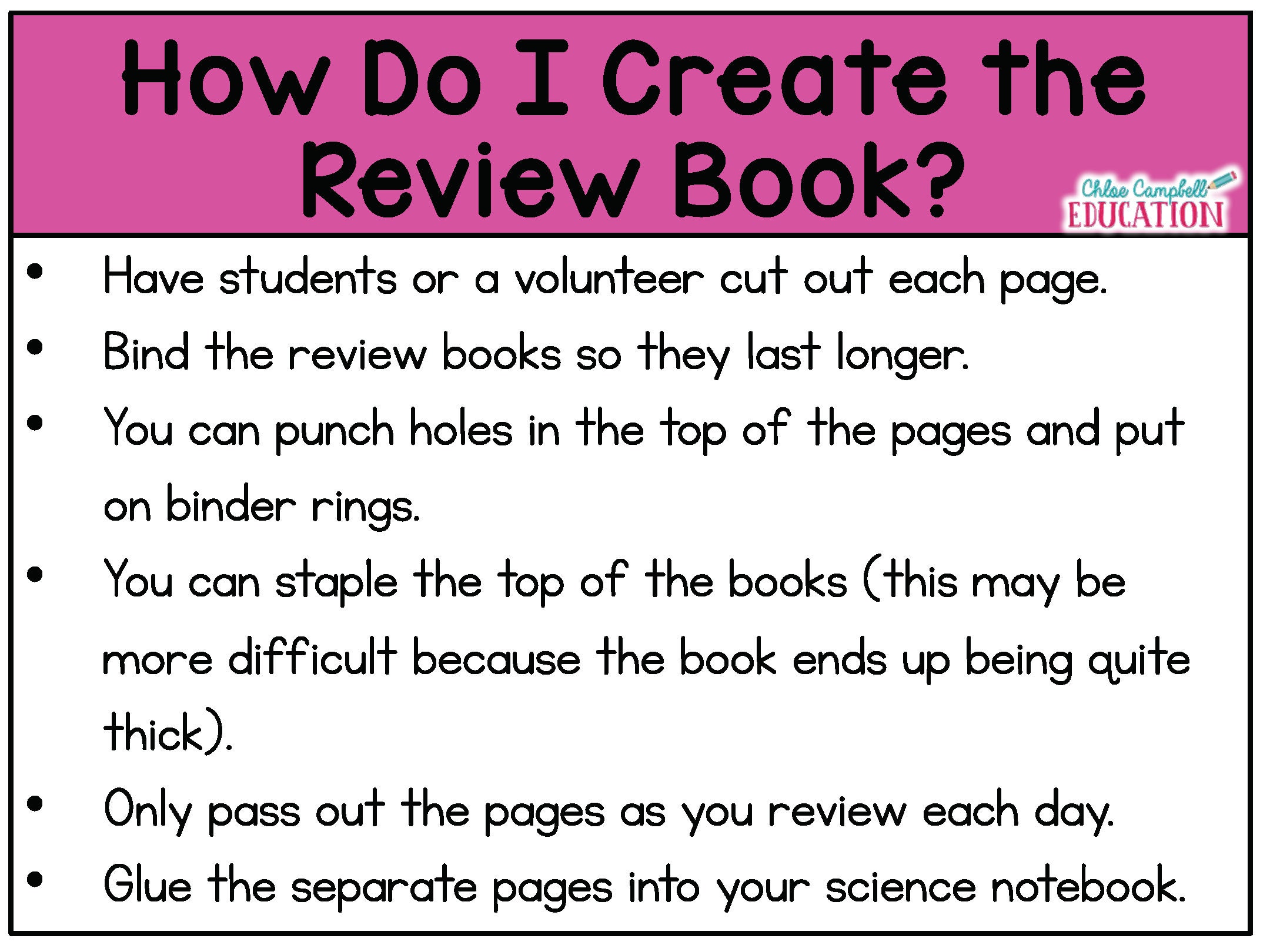 5th Grade Science Review Flip Book - Science Vocabulary - Florida ...