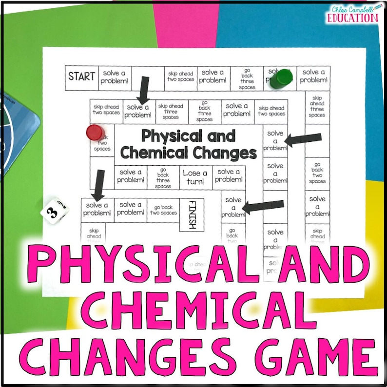 Physical and Chemical Changes Science Game 5th Grade Science Science ...