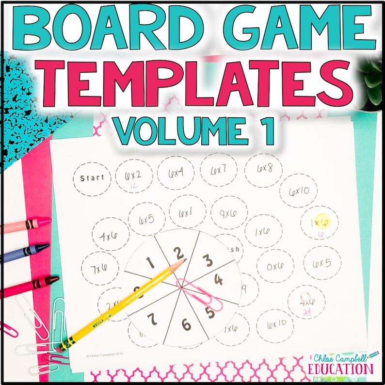 Blank Board Game Templates Create Board Game Project Enrichment ...