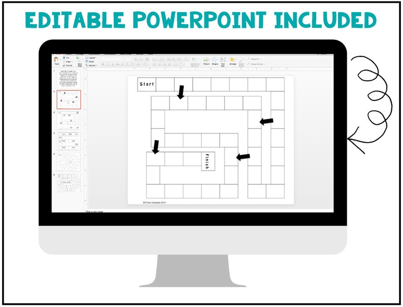 Blank Board Game Templates Create Board Game Project Enrichment ...