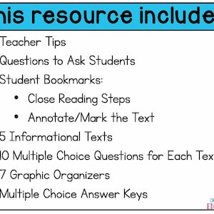 High Interest Close Reading Passages Set 2 Informational Text - Reading ...