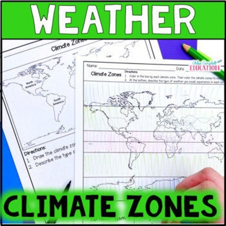 Climate Activities - Weather and Climate Zones - Polar Tropical ...