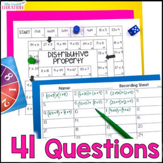 Hojas De Trabajo Sobre La Propiedad Distributiva Para Alumnos De Tercer ...