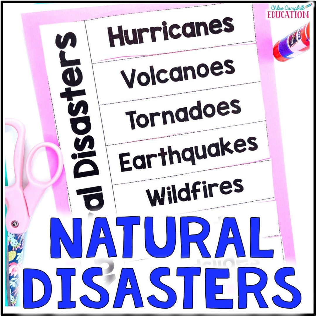 Natural Disaster Activities - Severe Weather Unit - Earth Science ...