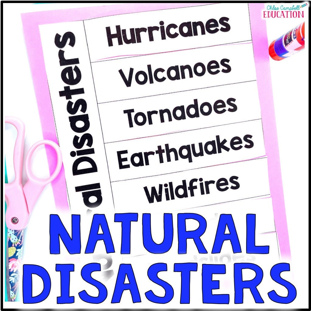 Natural Disaster Activities - Severe Weather Unit - Earth Science ...