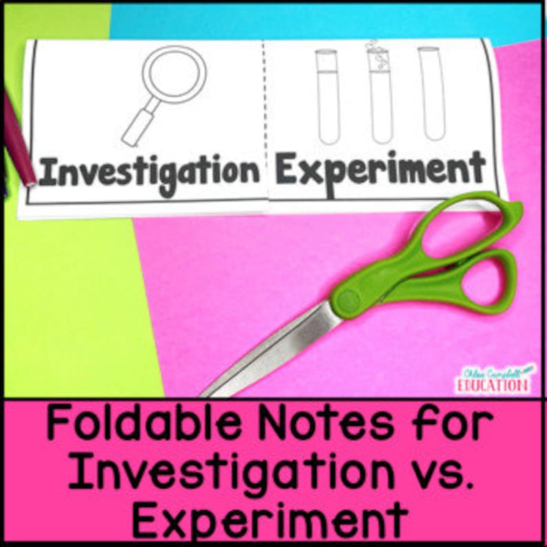 Experiment Vs. Investigation Paper Airplane Scientific - Etsy