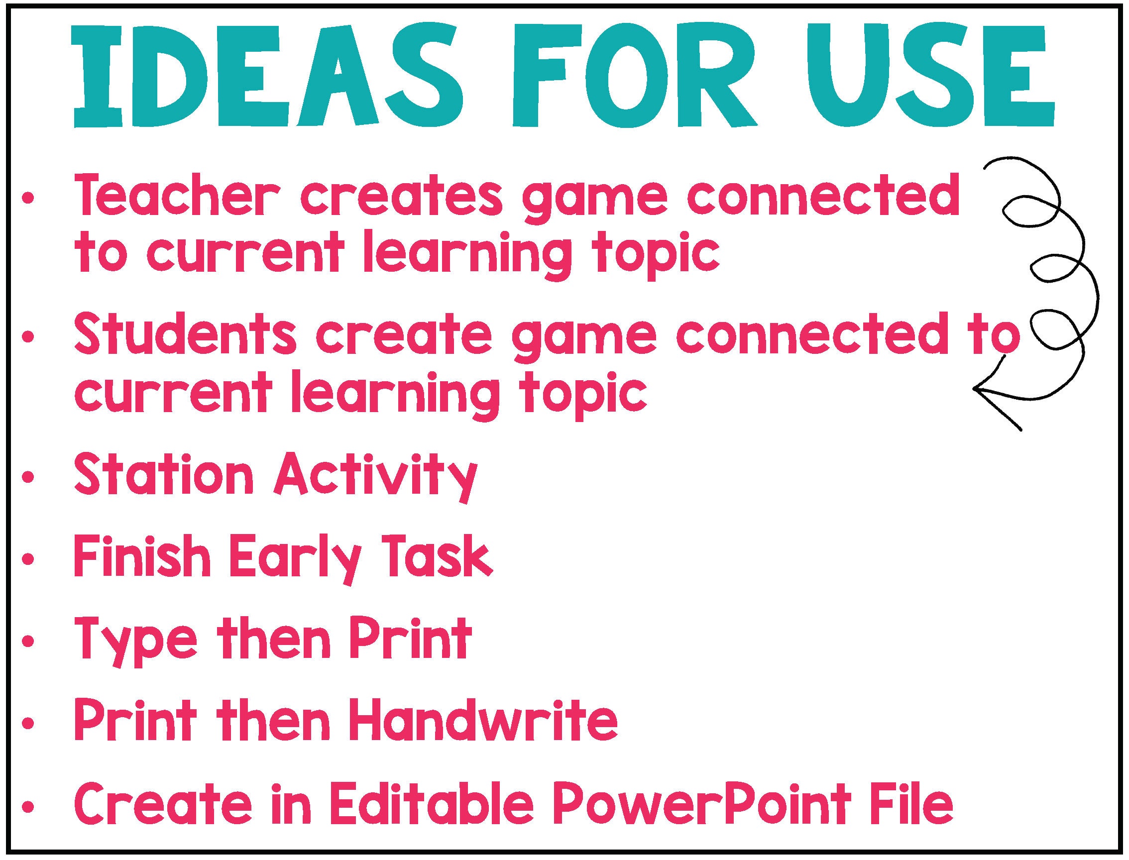 Blank Board Game Templates - Create Board Game Project - Enrichment ...